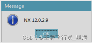 UG\NX二次开发 获取当前NX详细的版本号，包括小版本_nxopen c++ 获取 nx 版本-CSDN博客
