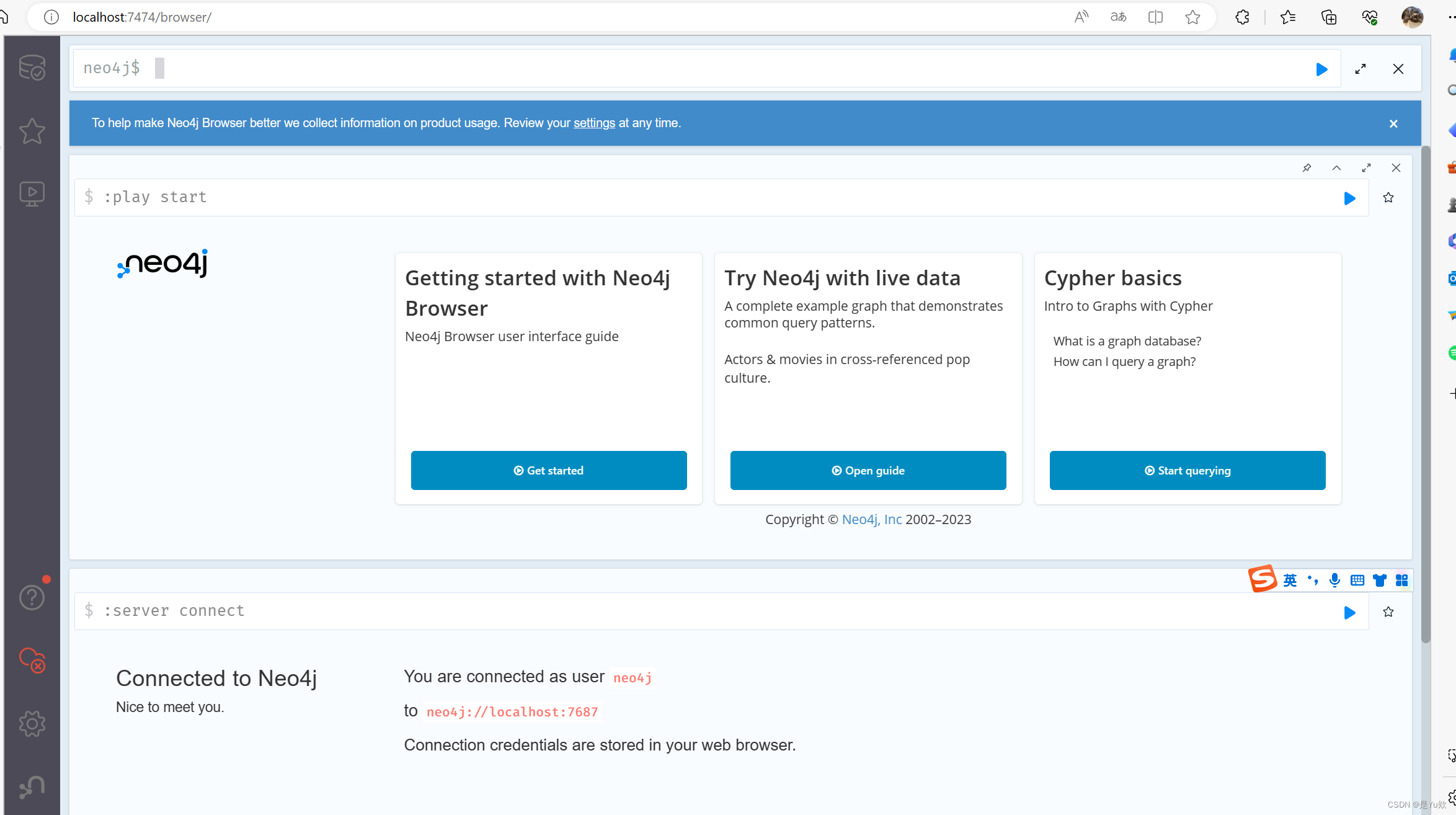 安装win版本的neo4j（2023最新版本）_windows neo4j启动-CSDN博客