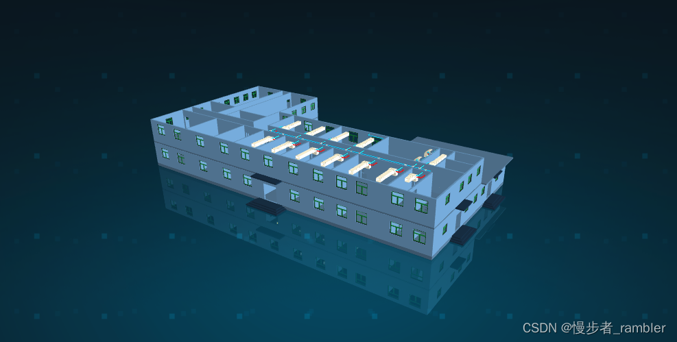 threejs中使用Reflector实现出倒影效果，并实现背景透明的效果（Reflector镜面背景透明， 倒影弱化）_threejs reflector-CSDN博客