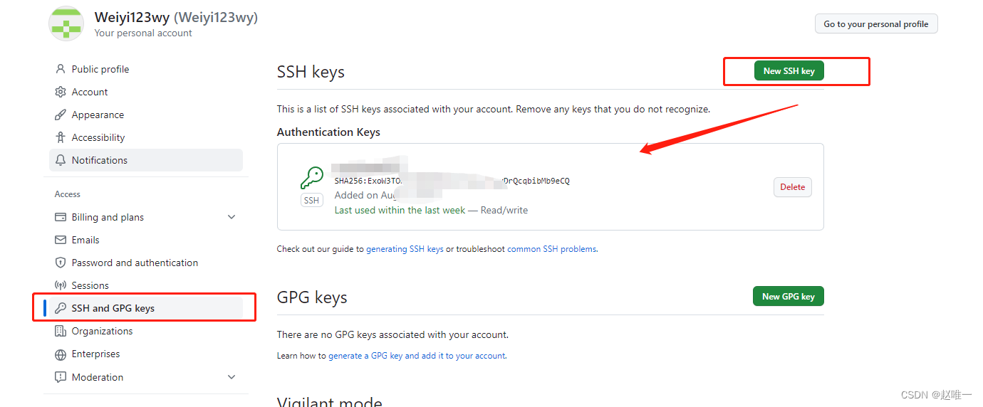 解决github上http克隆代码问题（SSH方式）centos_github ssh httlp-CSDN博客