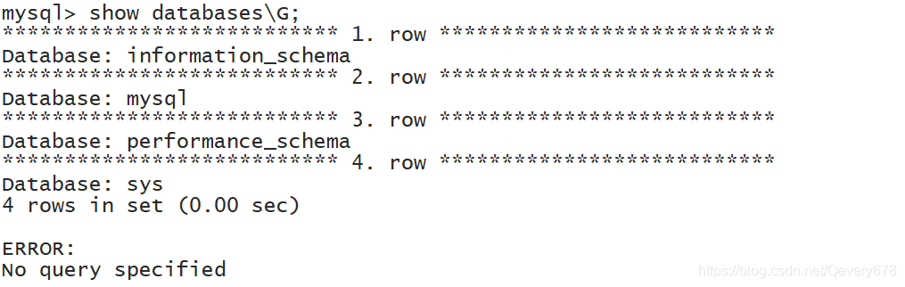 MySQL查询报错ERROR:No query specified_mysql error no query specified-CSDN博客