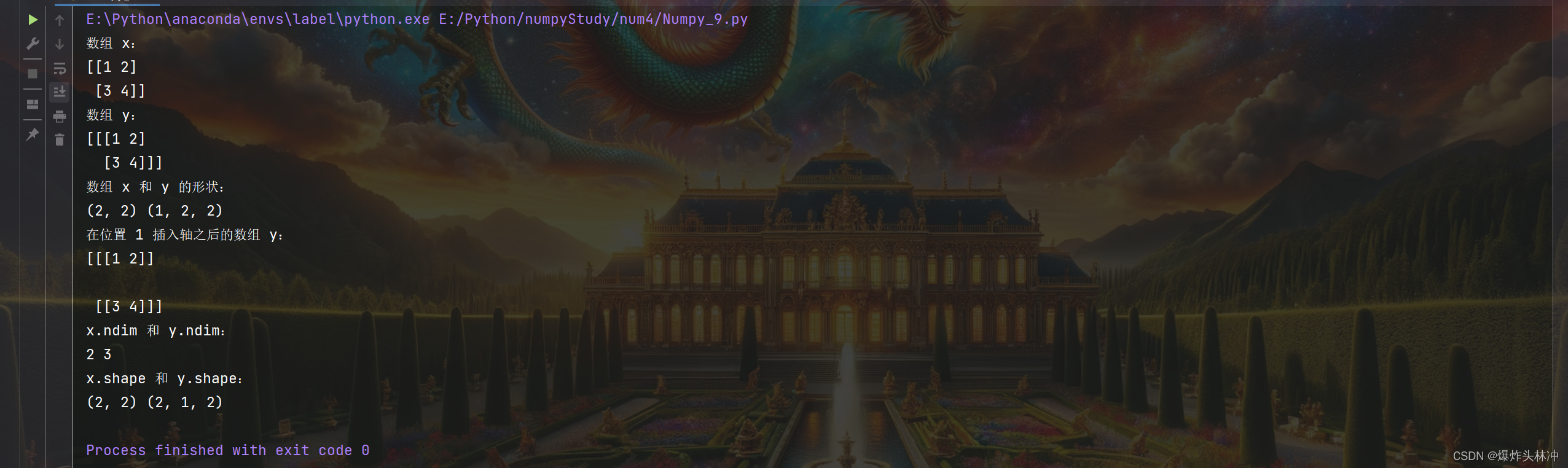 Numpy方法总结（五）_numpy怎么改变数据形状-CSDN博客