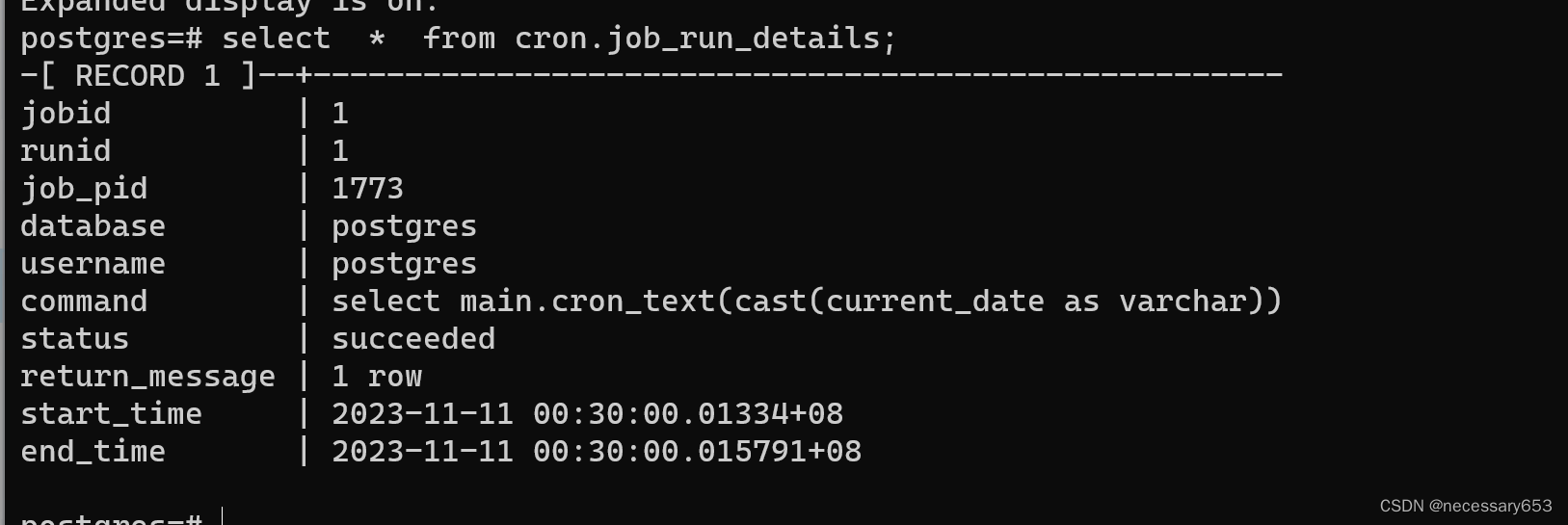 postgresql实现job的六种方法_postgresql job-CSDN博客