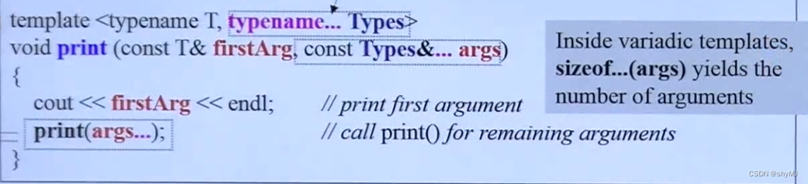 C++11&14新标准——Variadic templates（数量不定的模板参数）-CSDN博客