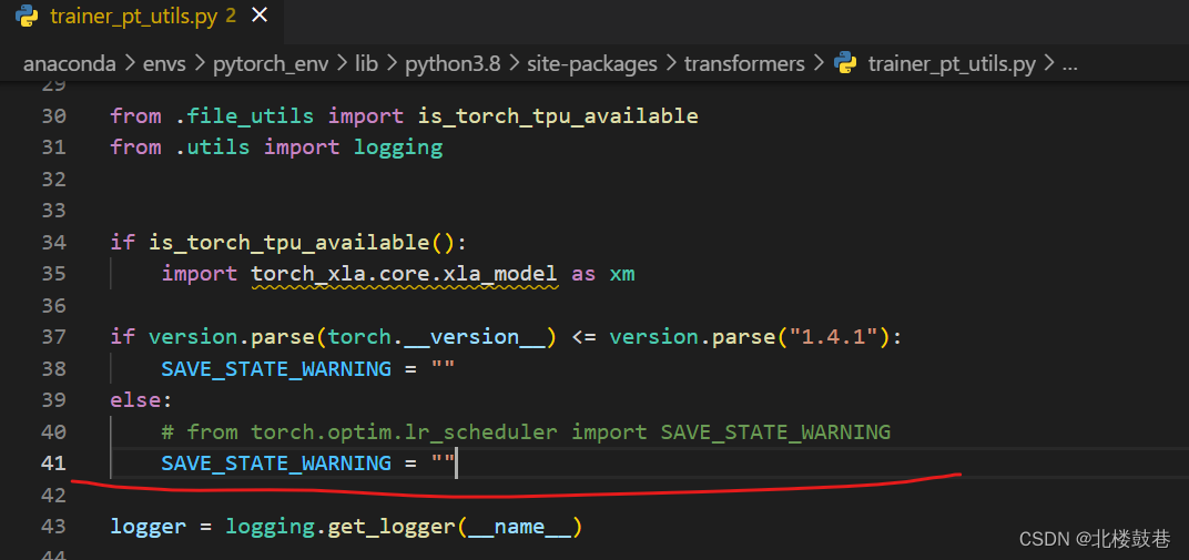 ImportError：cannot import name ‘SAVE_STATE_WARNING‘解决_importerror ...