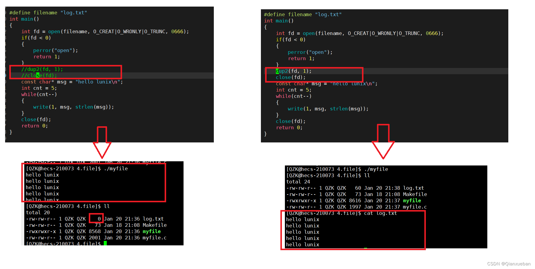 文件处理的重定义，dup2函数_c语言 dup2-CSDN博客