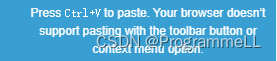 Press Ctrl+V to paste. Your browser doesn‘t support pasting with the toolbar button or context_您 ...