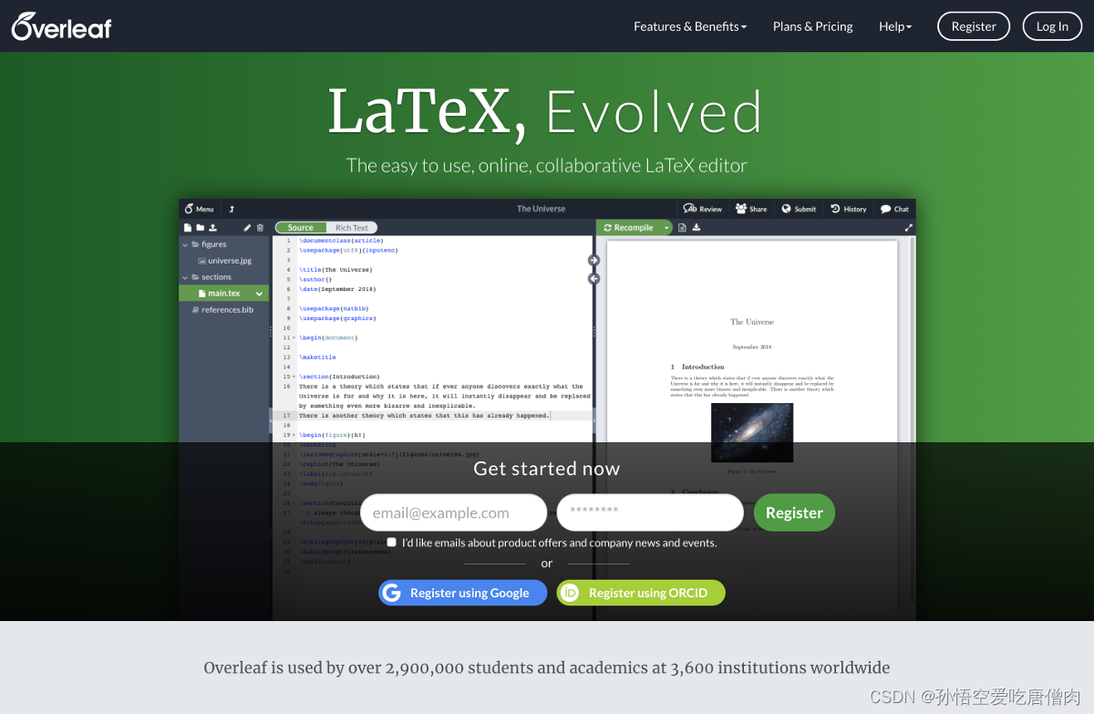 轻松免费升级overleaf高级账户_overleaf免费版和付费版的区别-CSDN博客