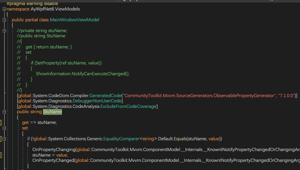 ay wpf in net6 第2天 - 引入CommunityToolkitMvvm 搭建项目和ViewModel升级_set => setproperty(ref username ...