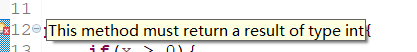 java 报错 This method must return a result of type int-CSDN博客