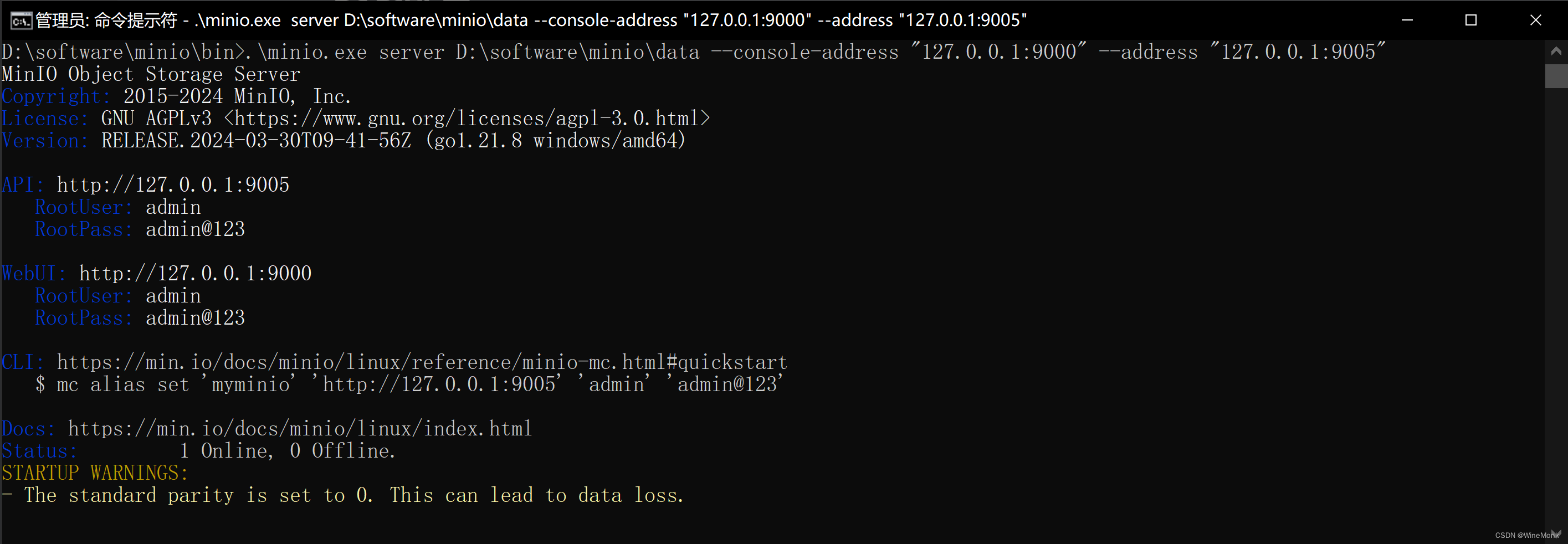 .NET 操作 Minio （一）安装部署_minio net-CSDN博客