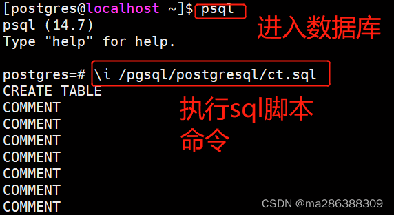 Postgresql数据库命令行执行sql脚本的三种方式psql执行sql文件 Csdn博客