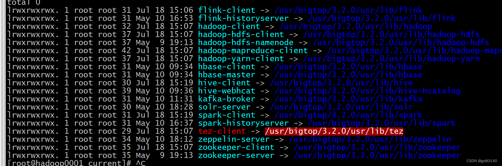 报错: Exception in thread “main“ java.lang.NoClassDefFoundError: org/apache/tez/dag/api ...