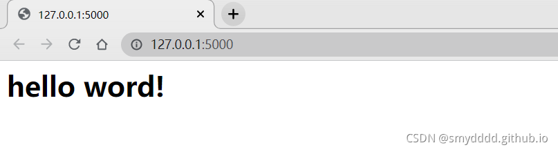 Flask_HelloWord_flask helloword-CSDN博客