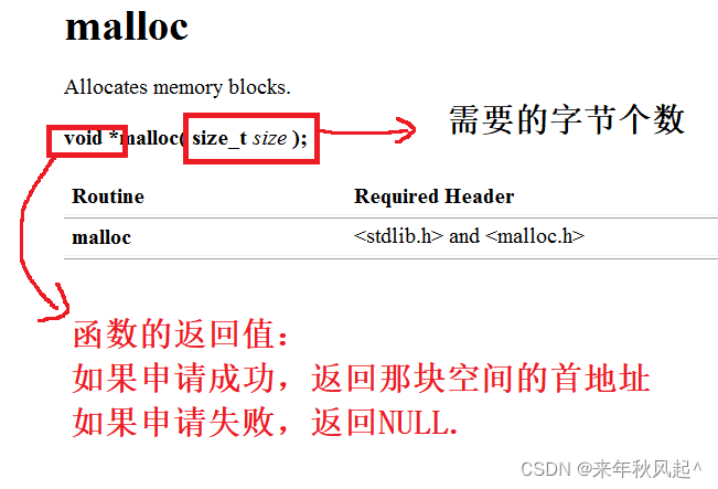 C语言中的动态内存的开辟 和释放，以及修改开辟的空间的大小，malloc，calloc，free，realloc函数的使用教程详解，内附完整申请动态空间码源。释放 Pa 开辟的空间 Csdn博客