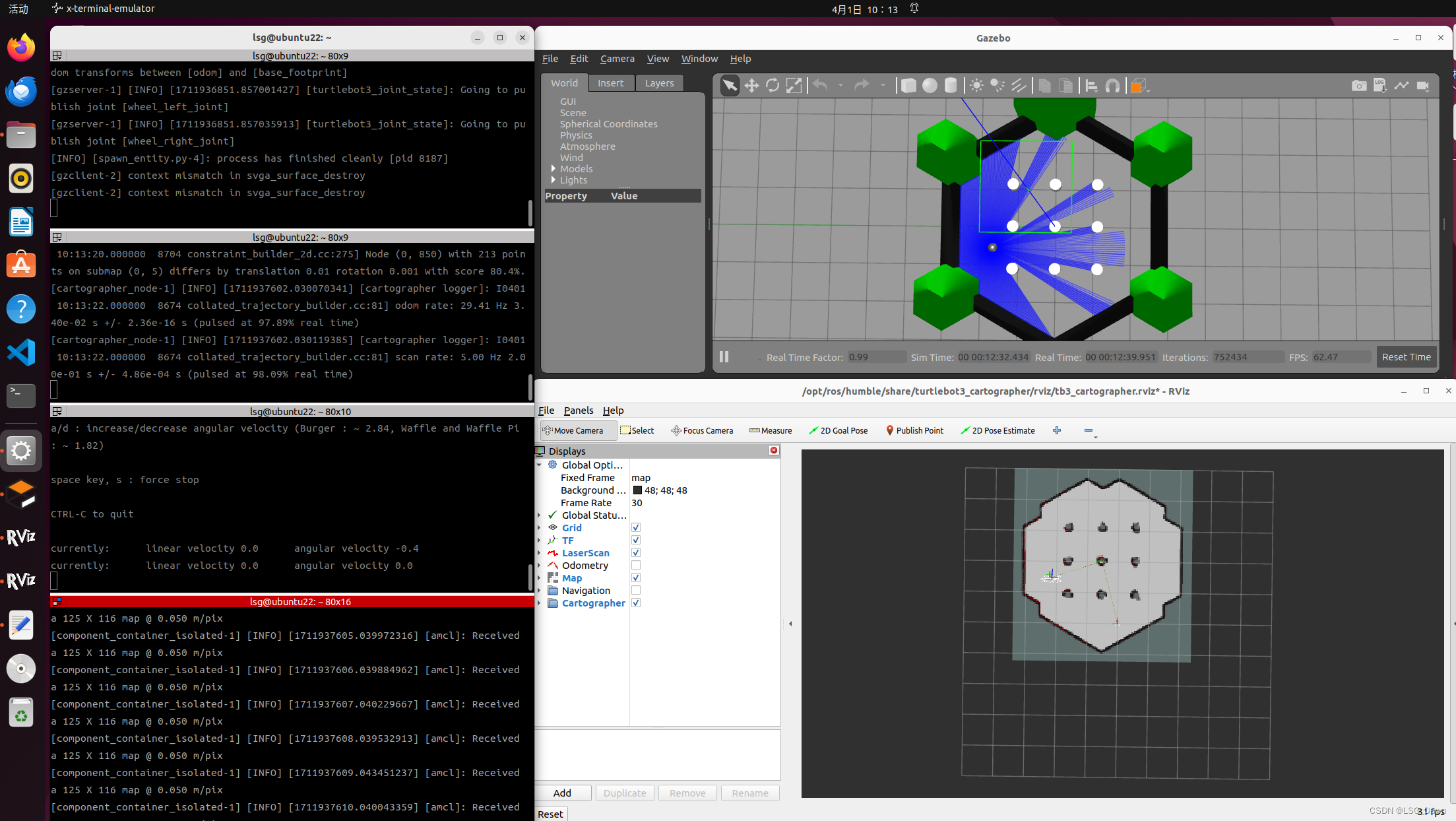 ROS2-humble + TurtleBot3 + Cartographer + Nav2_ros2 turtlebot3-CSDN博客