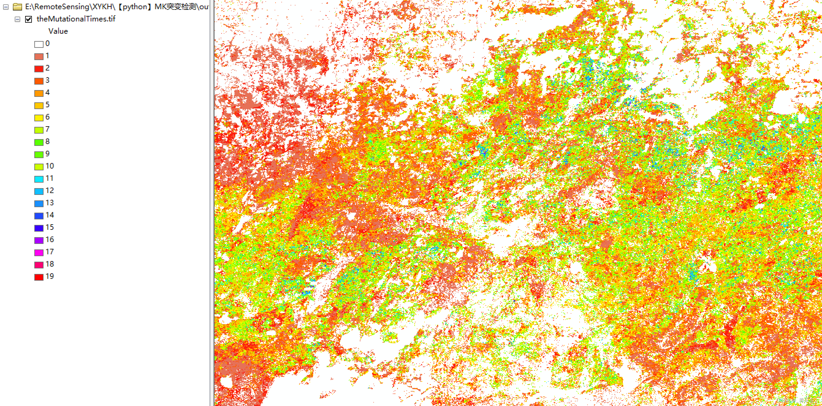 python：遥感时间序列处理——Mann-Kendall（MK）突变检测（突变次数）_python处理遥感数据-CSDN专栏