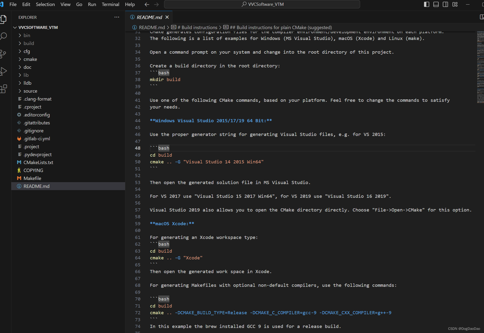 Windows11编译VTM源码生成Visual Studio 工程_vtm windows编译-CSDN博客
