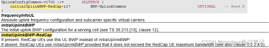 Redcap UE的BWP Operation_ncd ssb-CSDN博客
