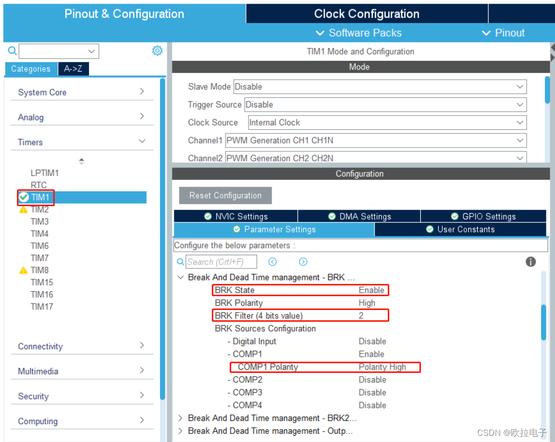 STM32G4 Simulink FOC开发实战--第十章：TIM1 ADC COMP DAC级联使用_simulink 仿真dac-CSDN博客