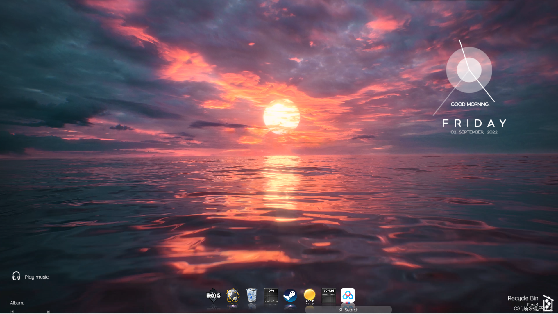 如何设置最美的win11桌面（附隐藏任务栏方法）_windows11桌面布局创意-CSDN博客