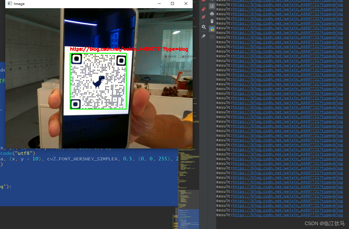 Python - Opencv + pyzbar实时摄像头识别二维码_python-pyzbar的二维码识别-CSDN博客