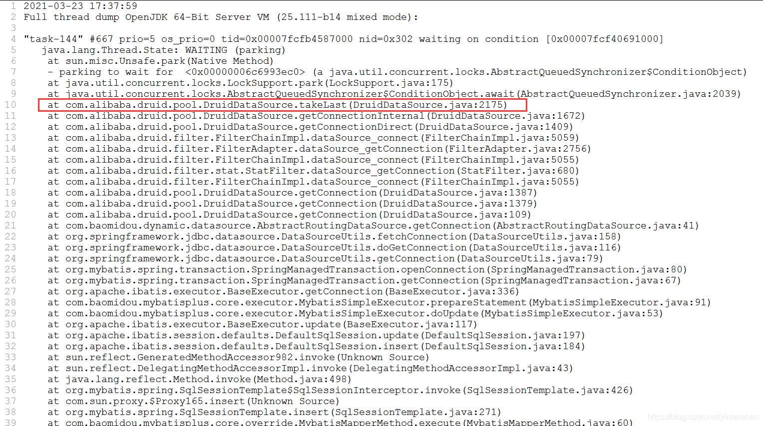 某框架整合druid配置之坑_druid 1.2.5 bug-CSDN博客