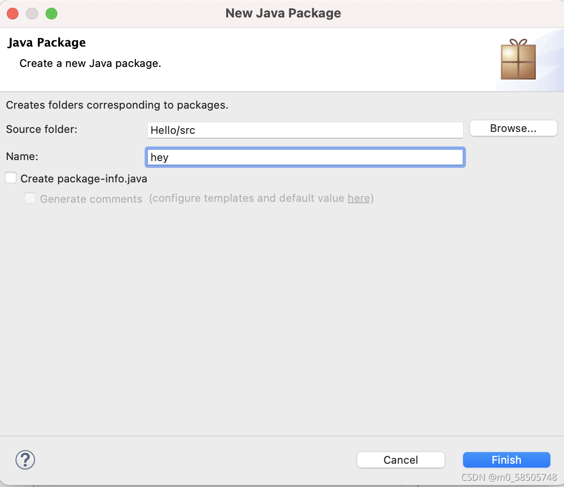 在mac系统中Eclipse上编写Hello World以及代码上传GitHub_mac eclipse 运行hellwoeld-CSDN博客
