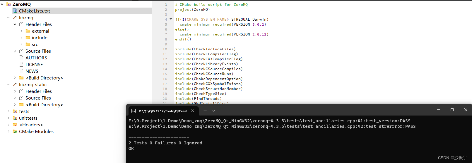 【Qt 学习之路】使用 cmake 在Windows上 编译 ZeroMQ_zeromq windows-CSDN博客