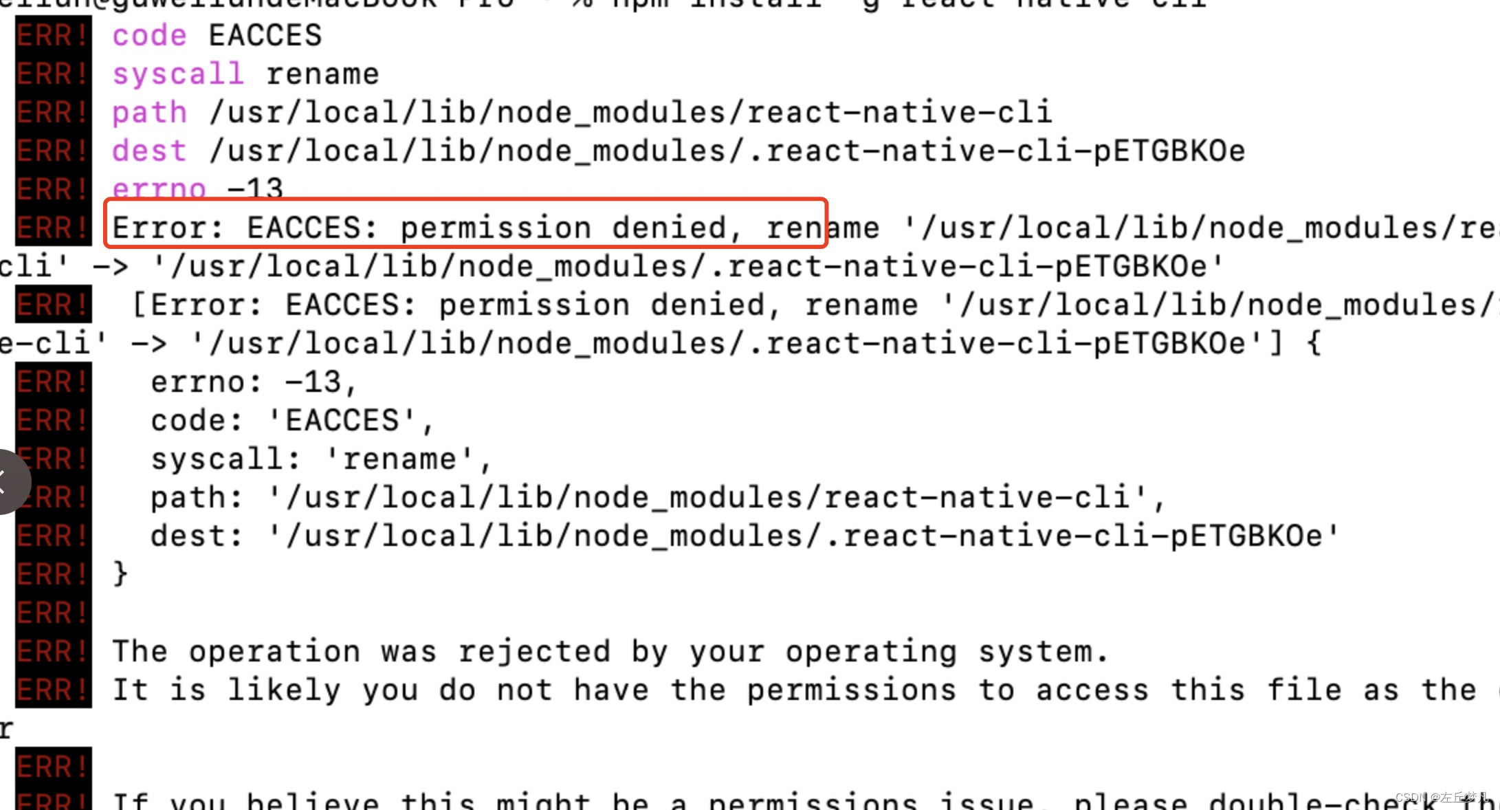 macOS搭建ReactNative环境_mac react native-CSDN博客