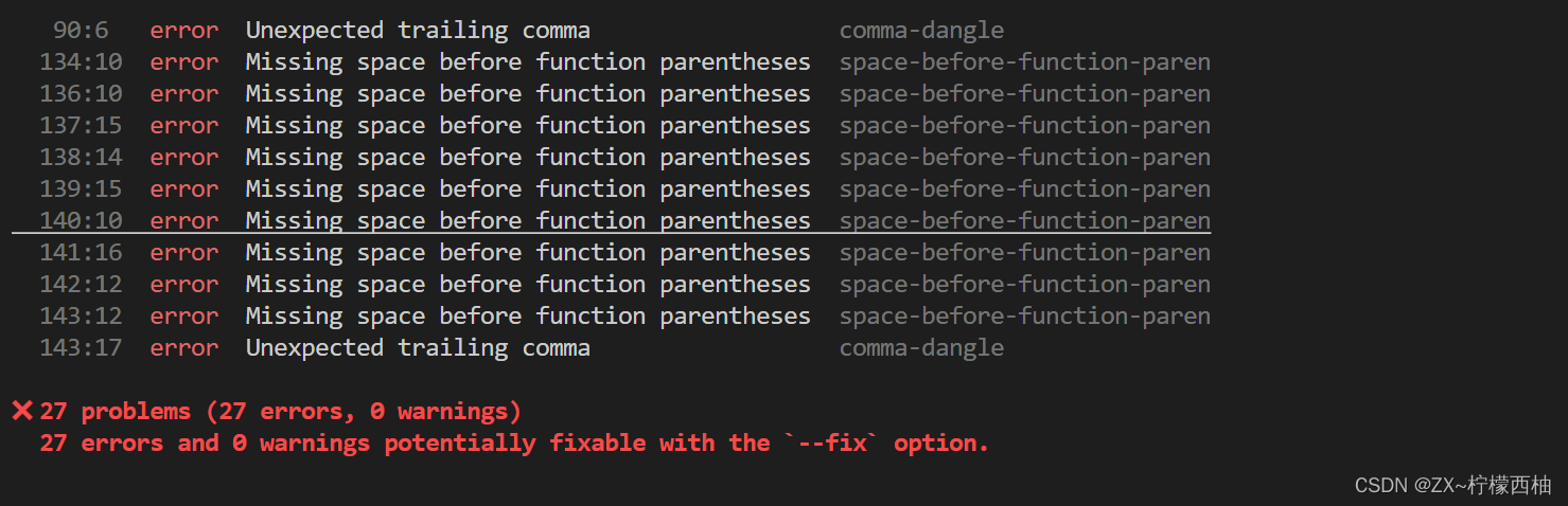 禁用ESLint配置：注释.eslintrc.js并重启项目-CSDN博客