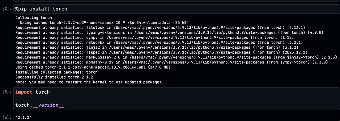 ModuleNotFoundError: No module named ‘torch’_modulenotfounderror: no module named 'torch' jupyt ...