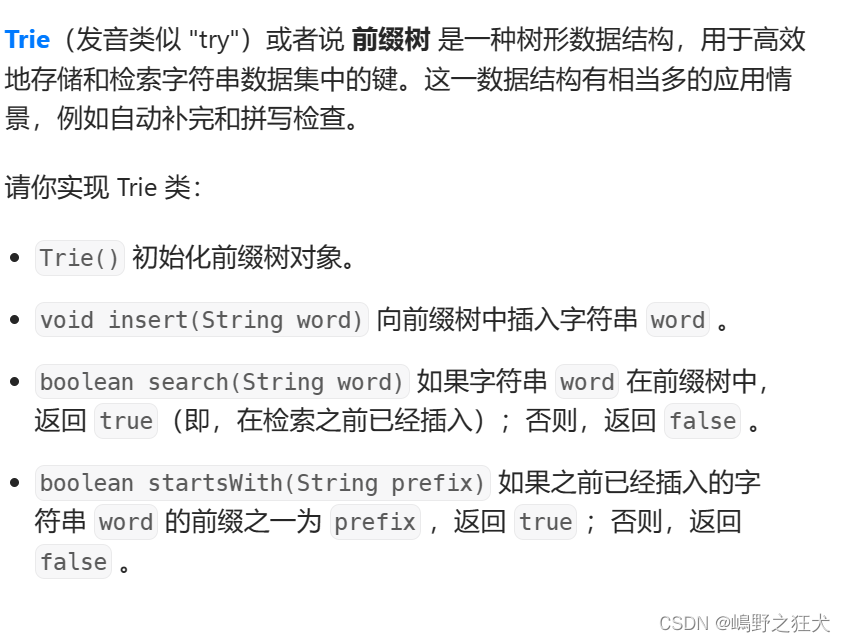 详解前缀树-CSDN博客