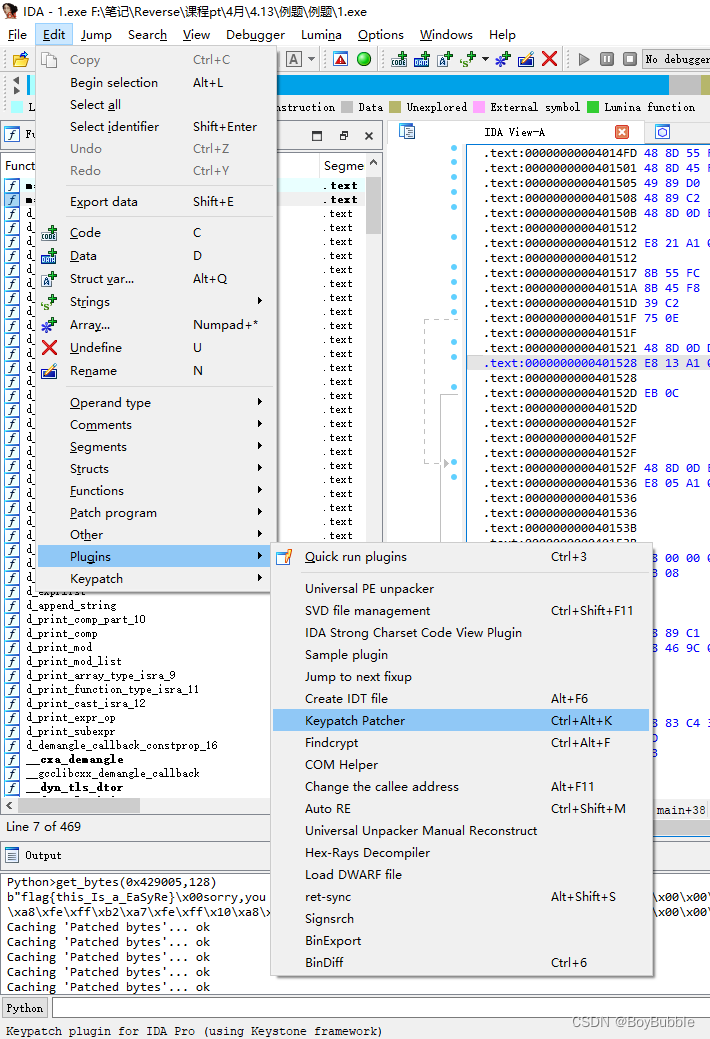 IDA详细使用 笔记（Win 10系统）_ida下导出函数如何看pseudocode视图-CSDN博客