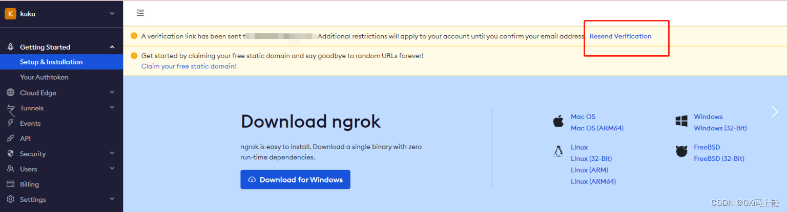 使用ngrok实现项目本地部署公网访问（内网穿透）_公网 ngrok-CSDN博客