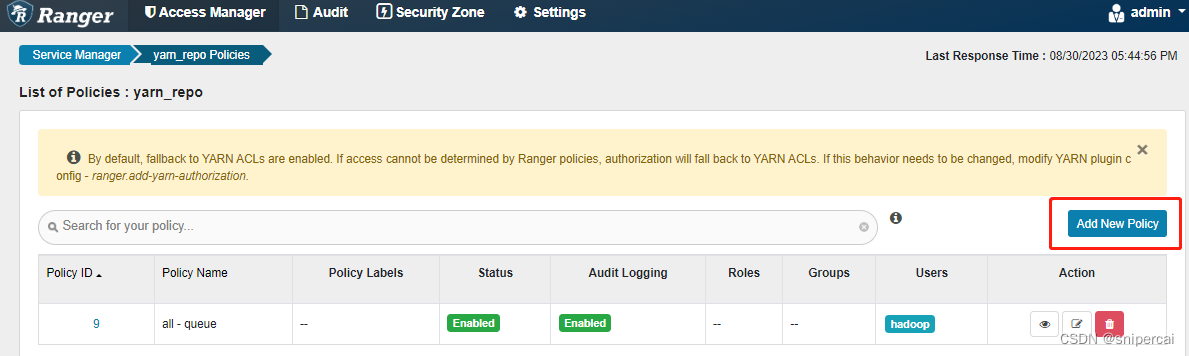 Centos7 + Apache Ranger 2.4.0 部署_centos安装配置apacherangerjdbc-CSDN博客