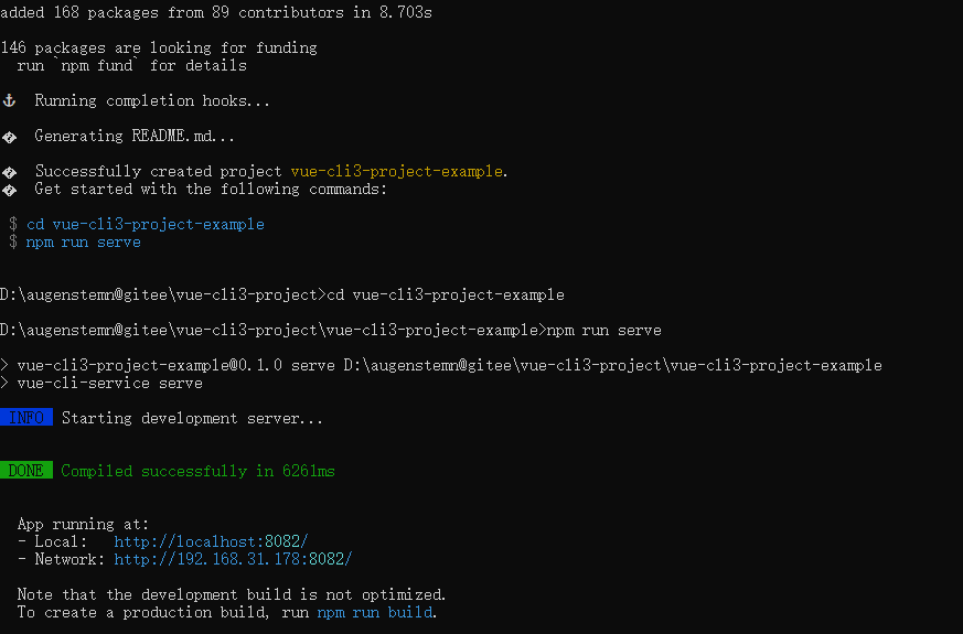 系列三、vue cli3初始化项目（命令行方式）_vue-cli 3.0项目命令-CSDN博客