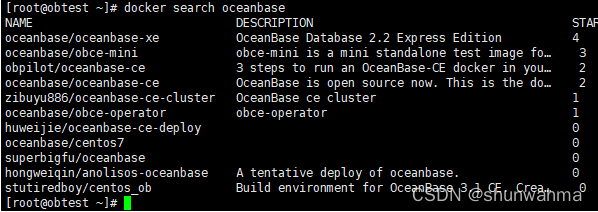 Docker单节点部署OceanBase集群创建租户、用户、业务表_oceanbase创建用户-CSDN博客