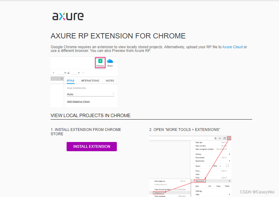 Chrome浏览器安装Axure插件教程-CSDN博客