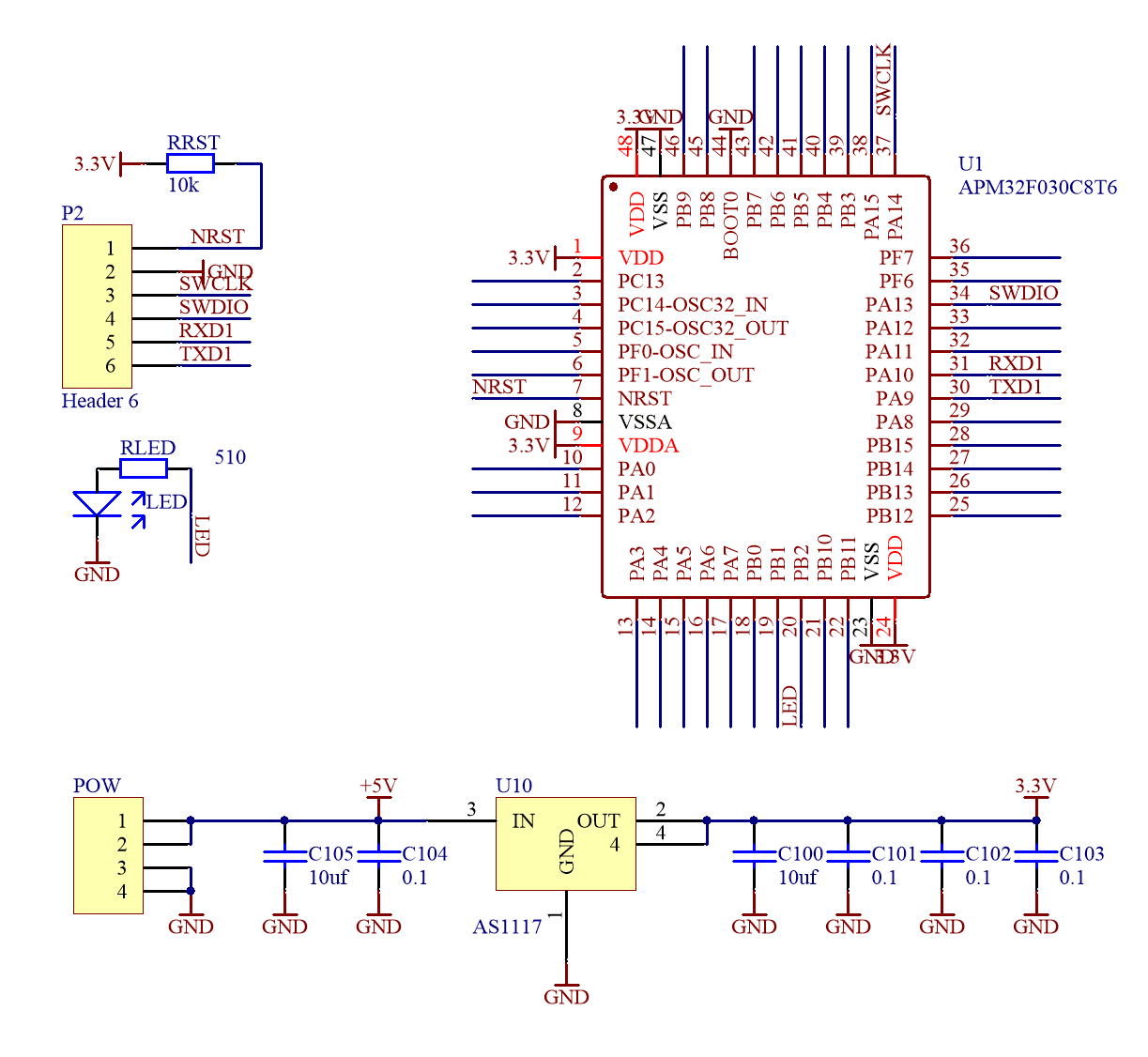 对比APM32F030单片机_apm32f030c8t6-CSDN博客