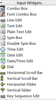 Qt 输入组控件(Input Widgets）& 显示组控件(Display Widgets）详解_qt display widget-CSDN博客