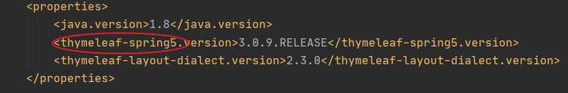 springboot2.3.x版本对应的spring5与thymeleaf版本配置_thymeleaf、druid的版本与项目创建的springboot的版本对应-CSDN博客