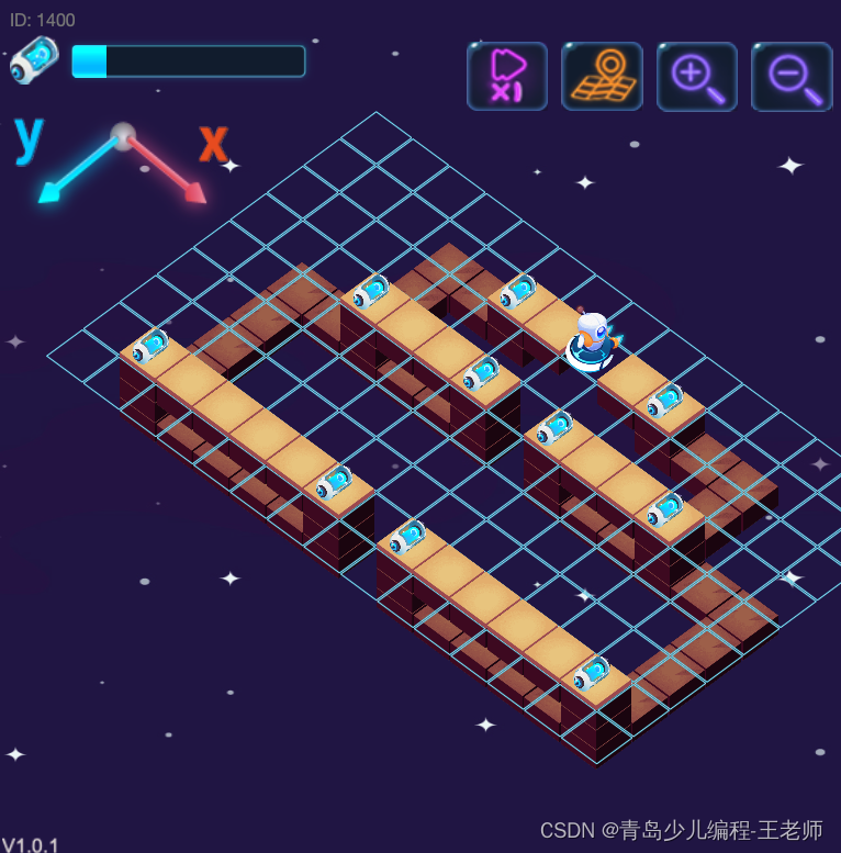 ICode国际青少年编程竞赛- Python-1级训练场-变量的计算_icode编程答案1到40关-CSDN博客