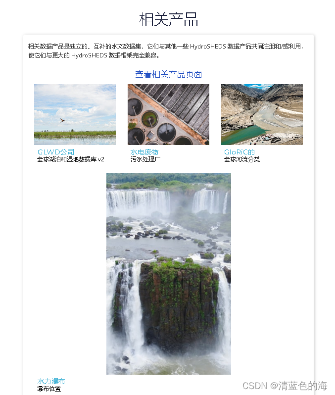 学习笔记2 Hydrosheds 网页-CSDN博客