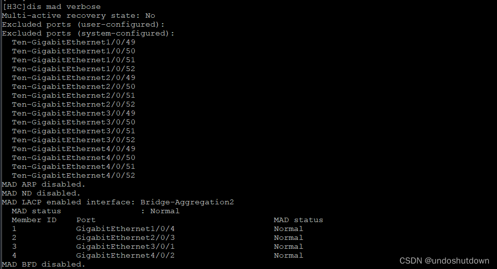 华三（H3C）IRF堆叠+LACP MAD检测配置举例_华三mad检测配置-CSDN博客