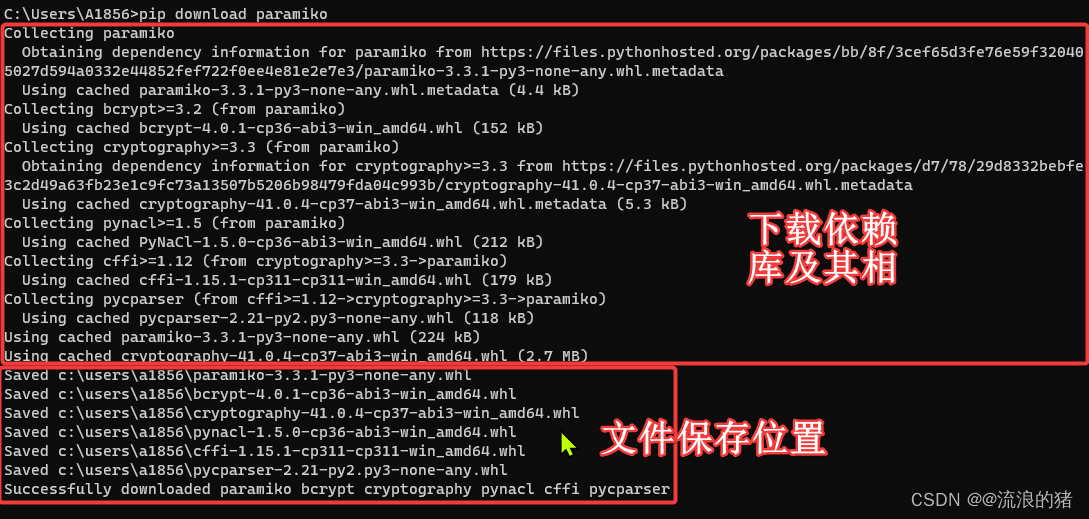 pip离线安装python第三方库（.whl文件，依赖库）_pip离线批量安装whl-CSDN博客