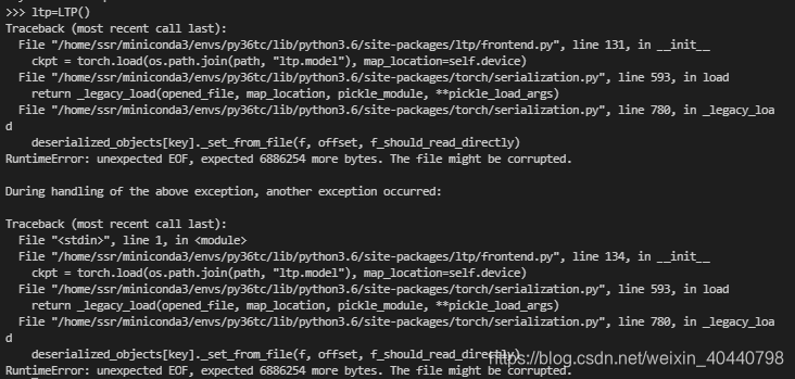 ltp模型安装-模型加载不完整报错完美解决_ltp加载模型 keyerror: 'nerual-CSDN博客