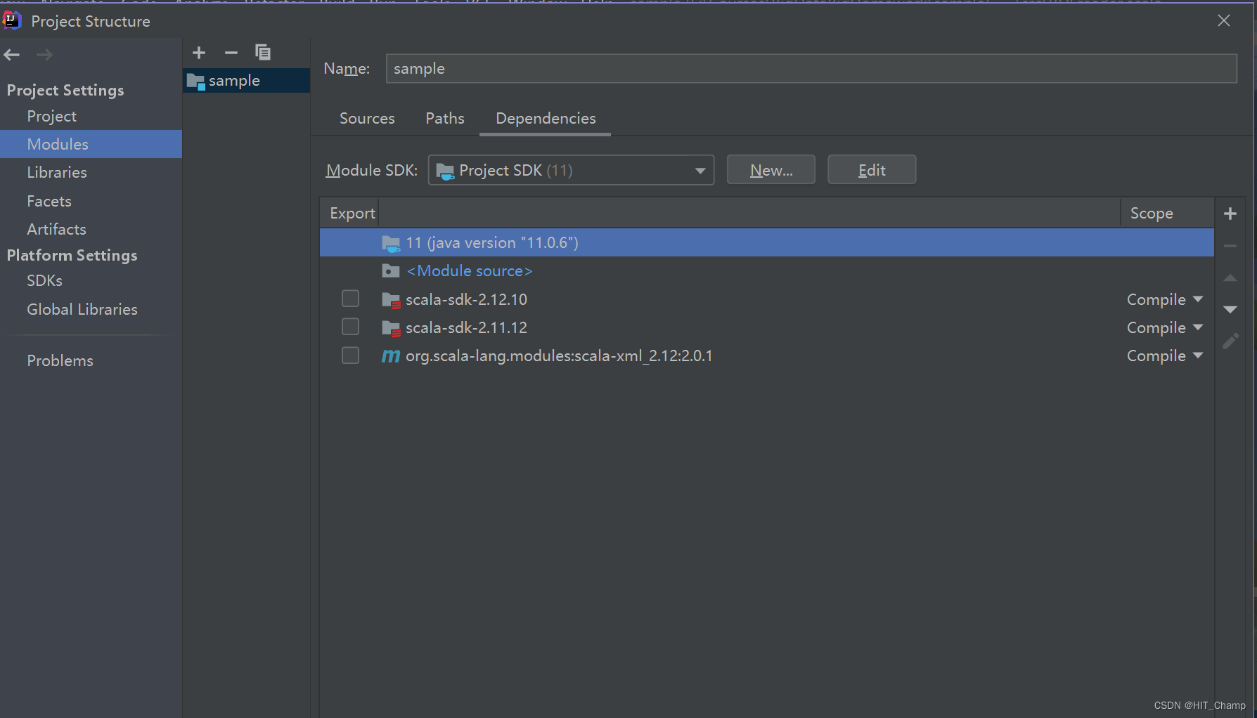 Error: object xml is not a member of package scala_error:(6, 12) object clickhouse is not a ...