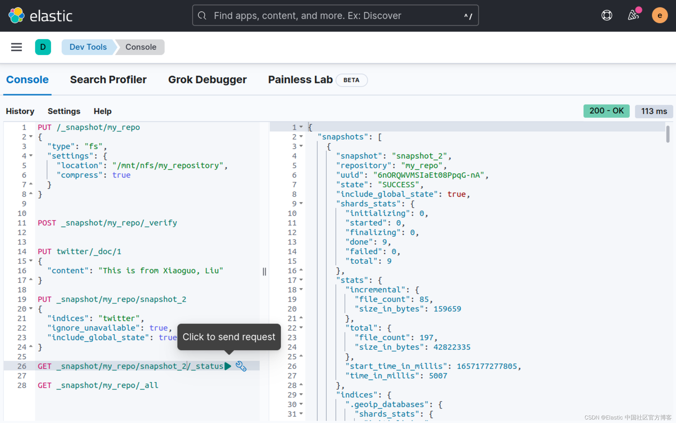 Elasticsearch：为 snapshot 设置 NFS 共享_elasticsearch5.4.0 snatshops nfs-CSDN博客